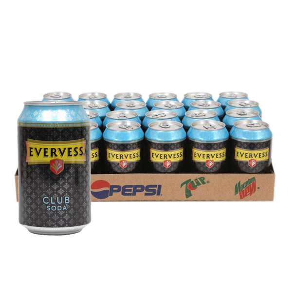 EVERVESS CLUB SODA CAN 330ML X 24 – LAFFAN STORE