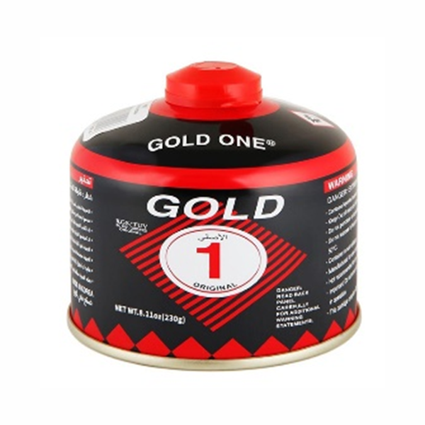 GOLD ONE BUTANE & PROPANE GAS 230GM – LAFFAN STORE
