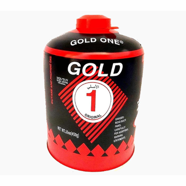 GOLD ONE BUTANE & PROPANE GAS 450GM – LAFFAN STORE