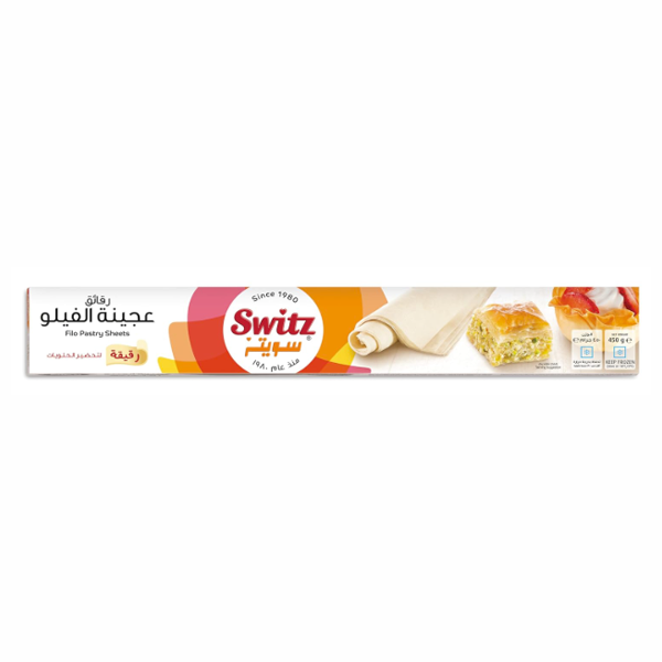 SWITZ FILO PASTRY THIN, 450GM – LAFFAN STORE